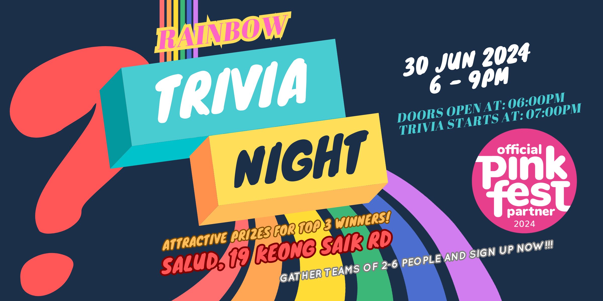 Rainbow Trivia Night – Pink Fest