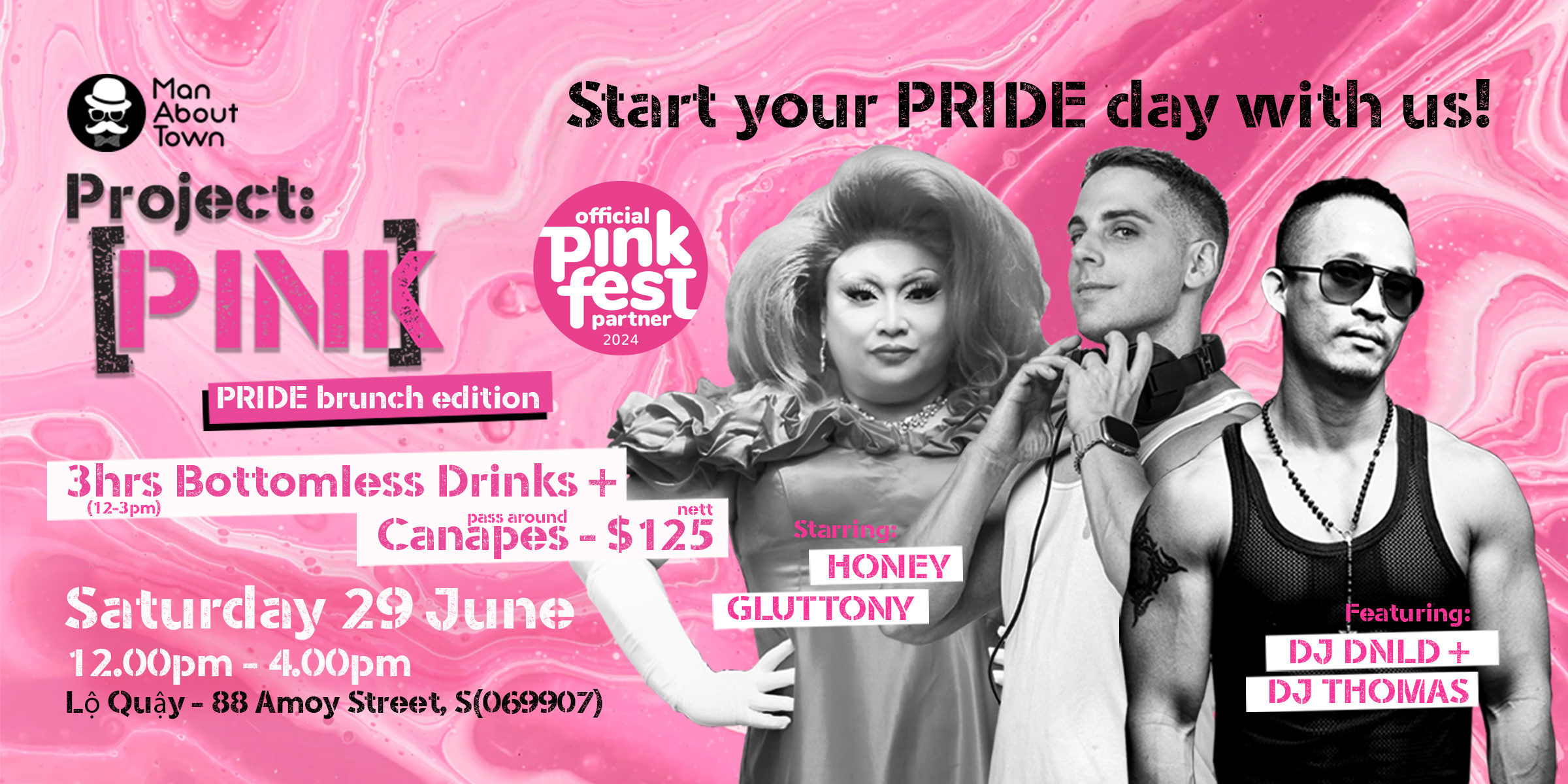 Project PINK: PRIDE brunch edition – Pink Fest